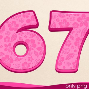 Tropical Numbers Png, Summer Time Number PNG, Beach Life, Hawaii ...