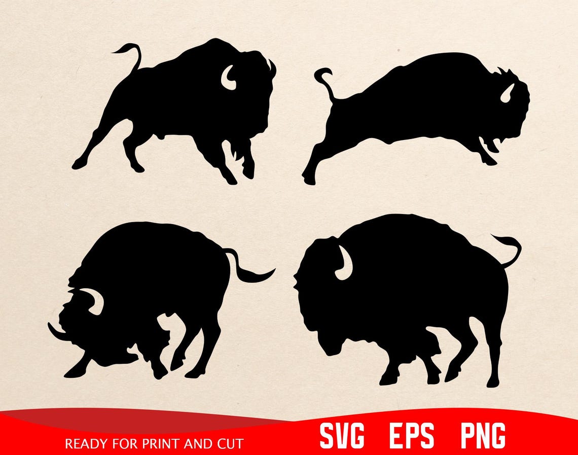 Buffalo SVG Bundle, Buffalo Svg Eps, Buffalo Png, Buffalo Vector, Quail ...