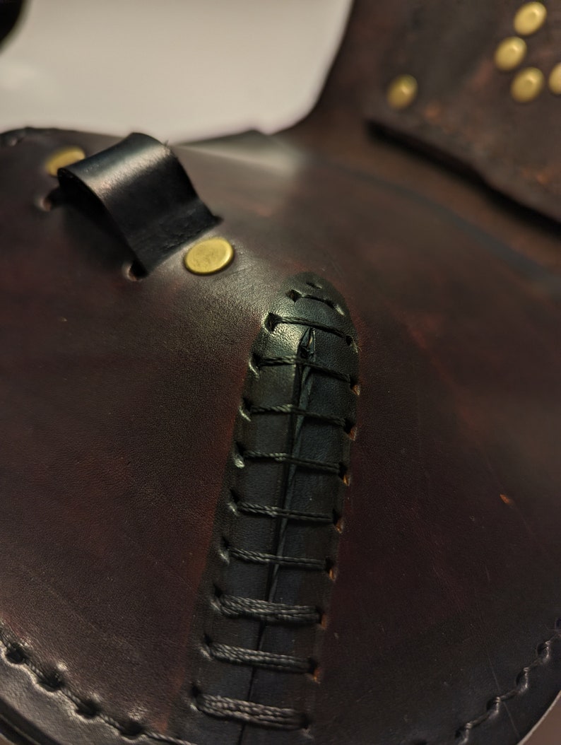 LARP Leather Medieval Pouch Bag - Etsy