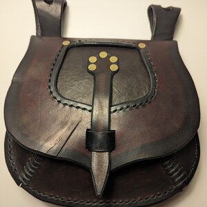 LARP Leather Medieval Pouch Bag - Etsy