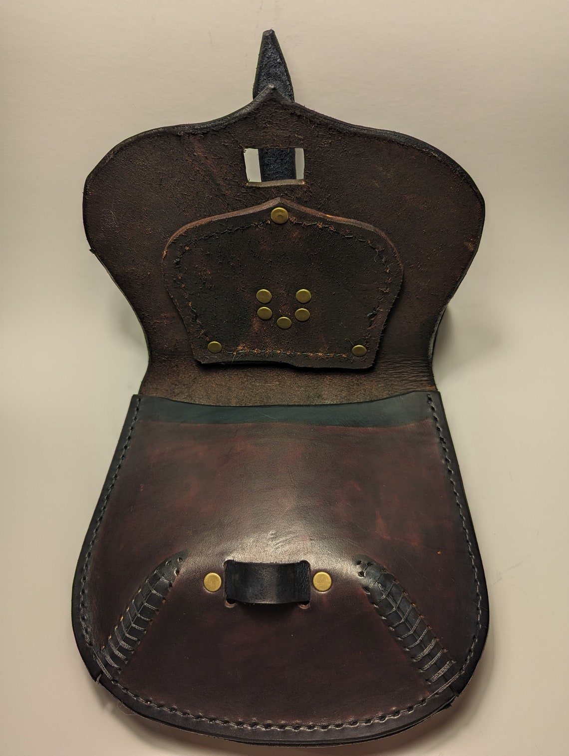 LARP Leather Medieval Pouch Bag - Etsy