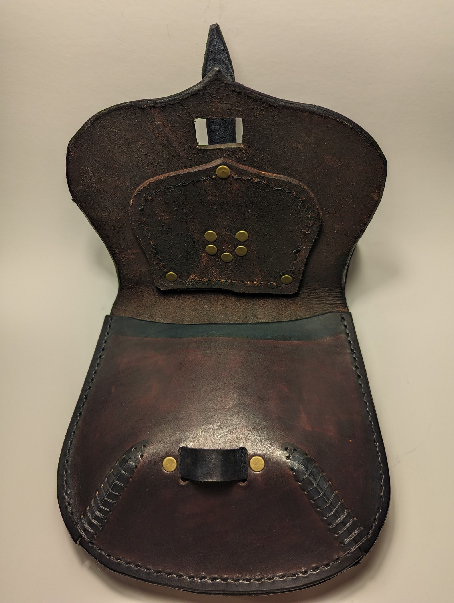 LARP Leather Medieval Pouch Bag - Etsy