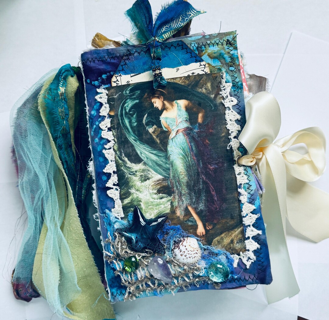 Handmade Junk Journal Marina Beach Theme Ocean Diary - Etsy