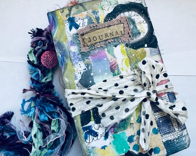 Handmade Mixed Media Art Journal Master Board Cover Diary Junk Journal ...