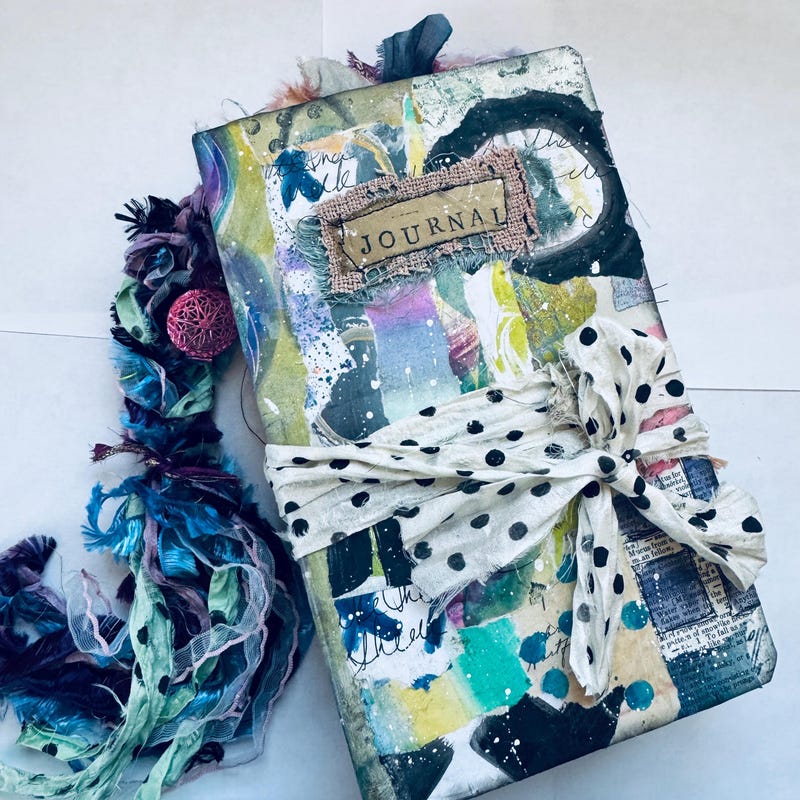 Mixed Media Journal - Etsy