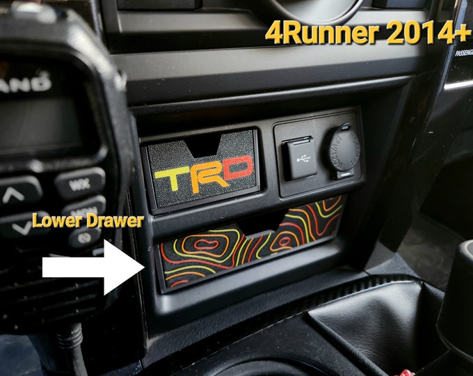 5th Gen 2014 2024 4runner Storage Drawer 3D Printed - Etsy