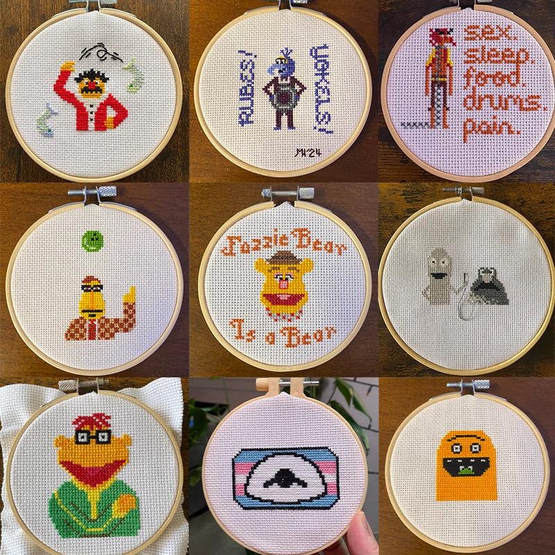 Muppet Cross Stitch - Etsy