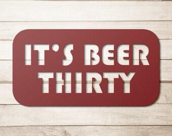 Beer Thirty Sign - Etsy