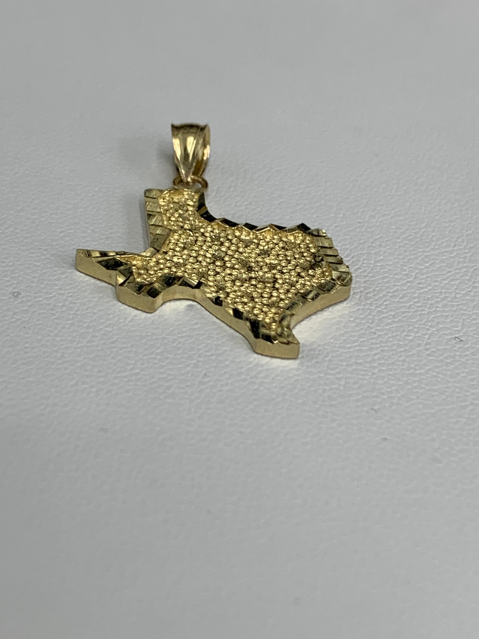 10k Yellow Gold Texas State Pendant - Etsy