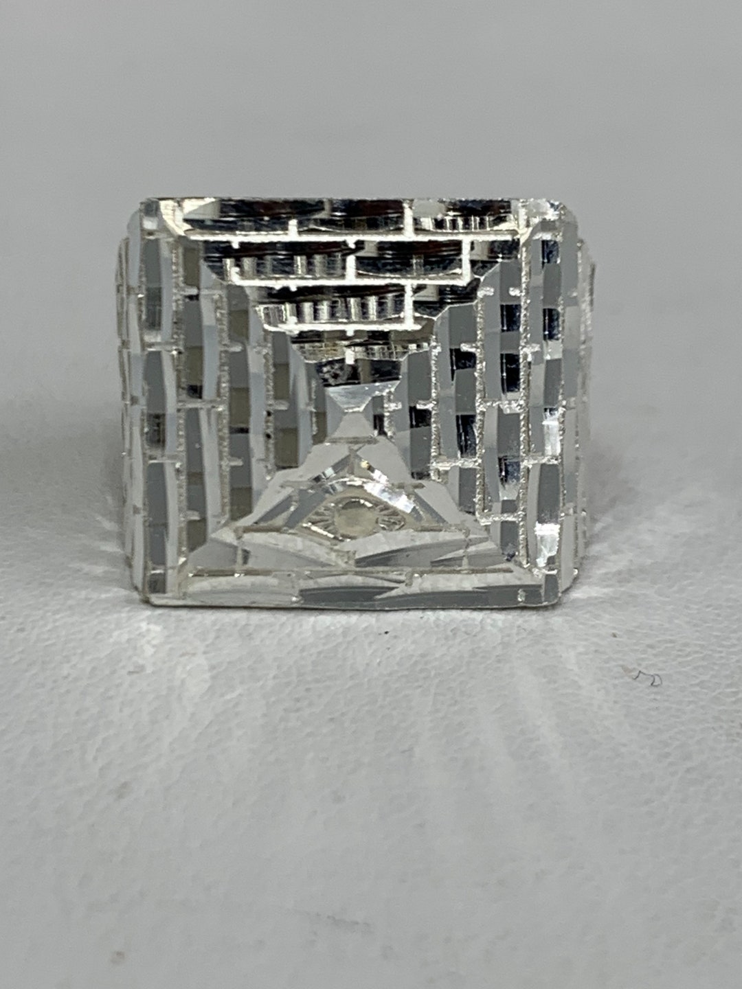 925 Sterling Silver Illuminati Ring - Etsy