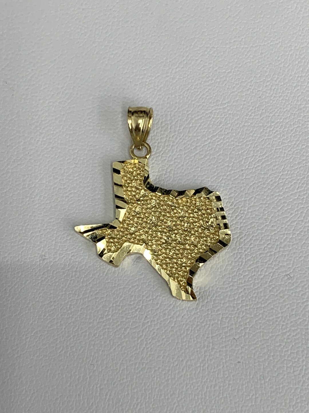 10k Yellow Gold Texas State Pendant - Etsy