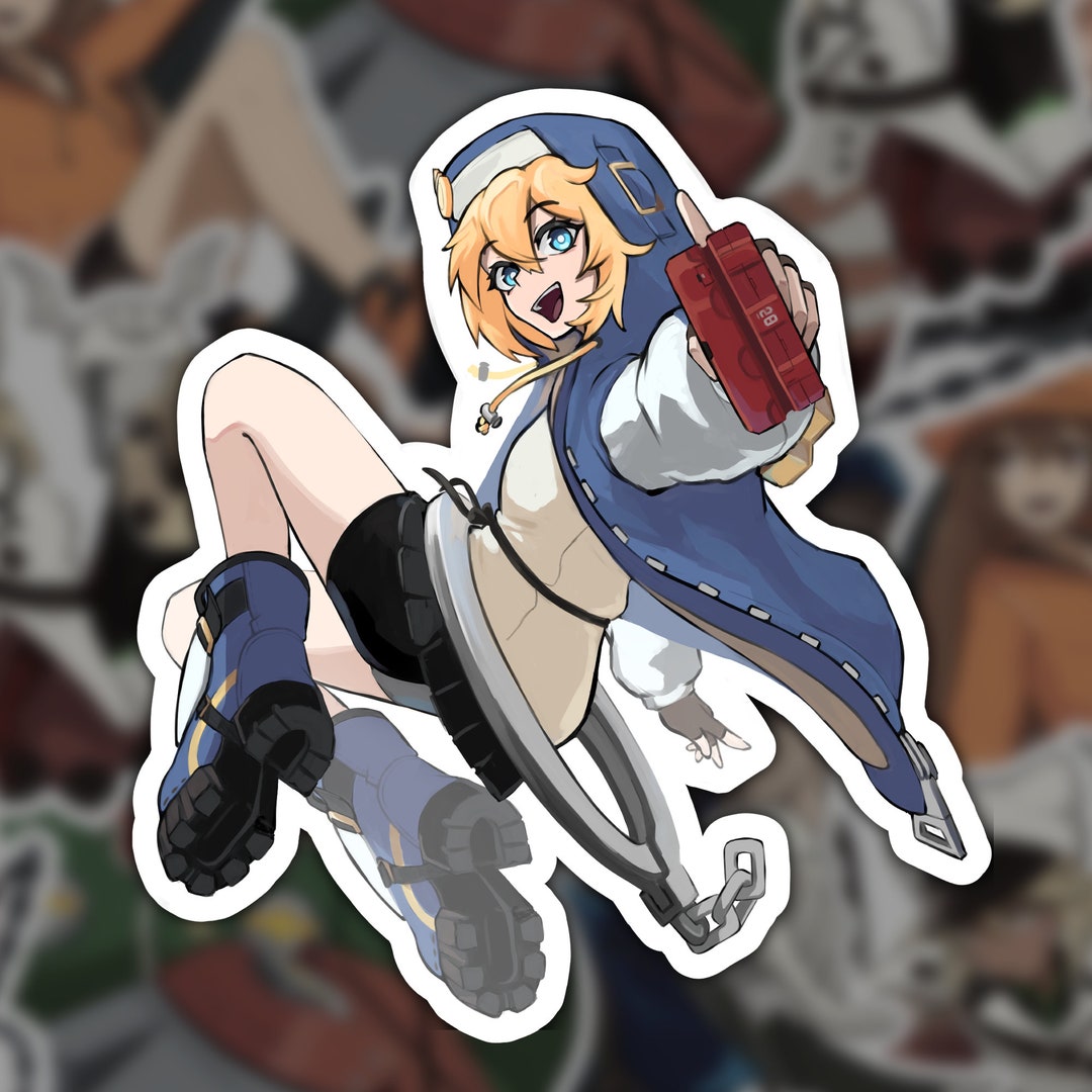 Guilty Gear "bridget" | Matte Vinyl Sticker - Etsy