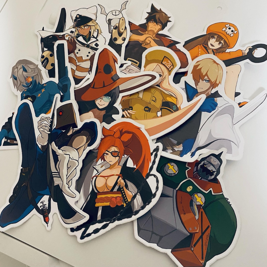 Guilty Gear Sticker Pack 10 Pc. | Matte Vinyl - Etsy