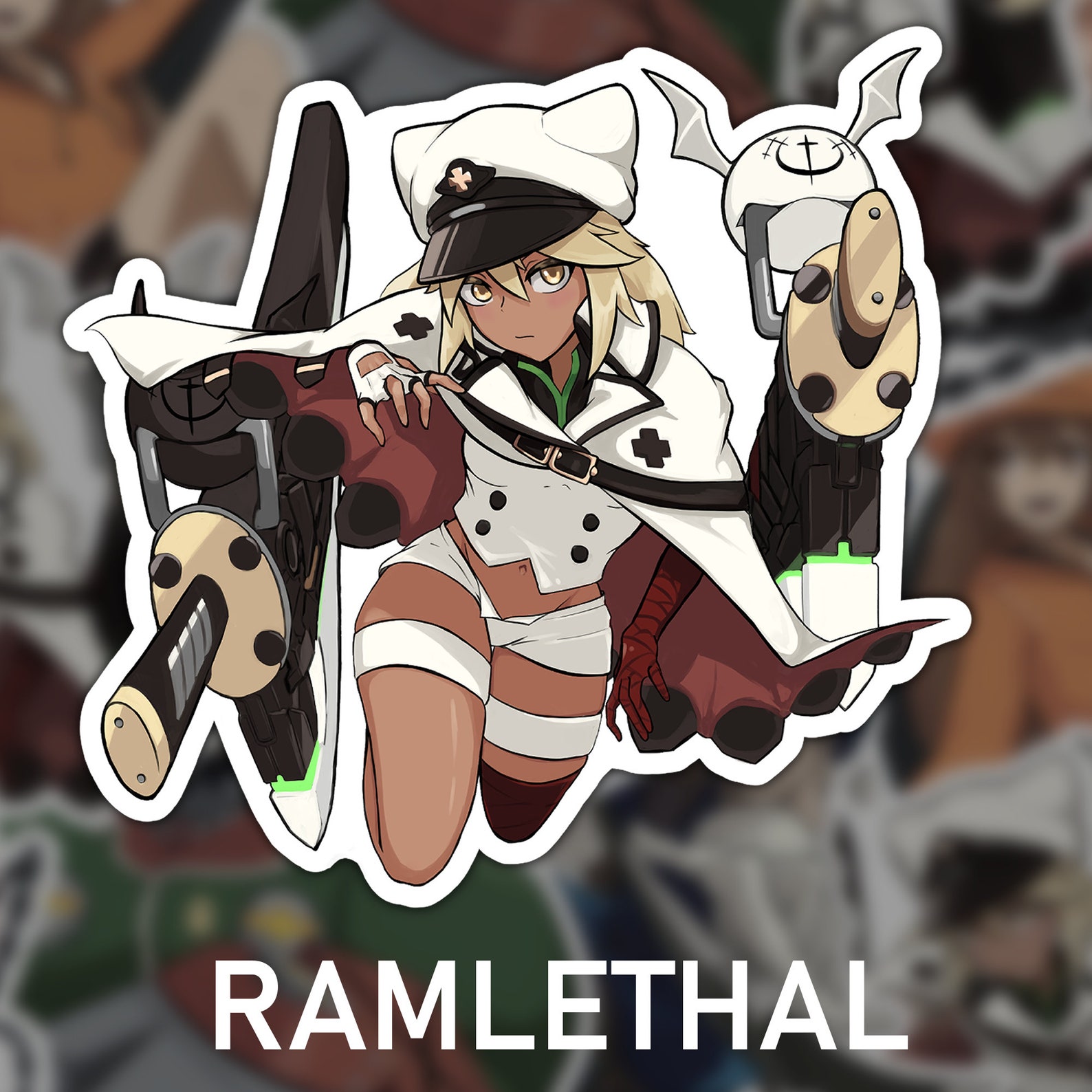 Guilty Gear (set 1) | Matte Vinyl Stickers - Etsy