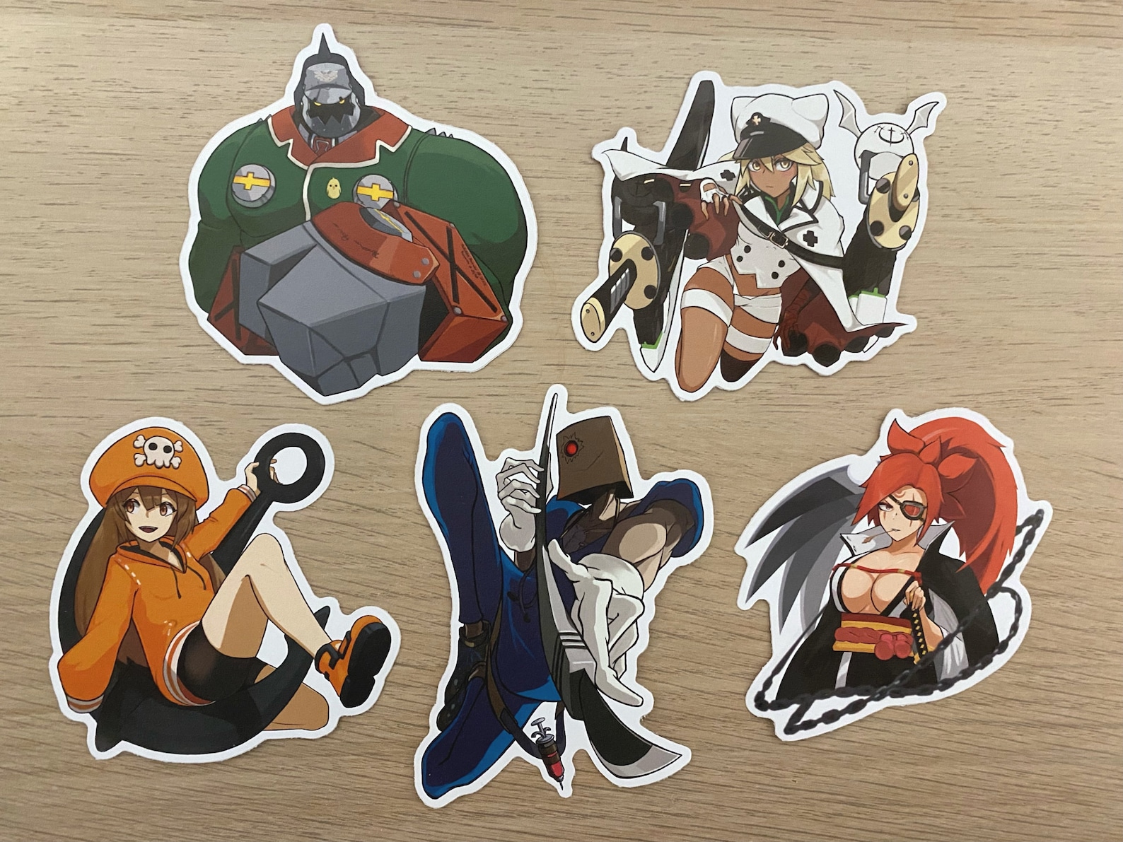 Guilty Gear (set 1) | Matte Vinyl Stickers - Etsy