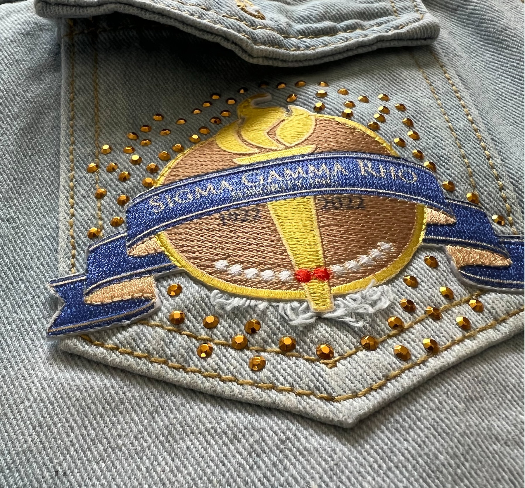 Sigma Gamma Rho Centennial Embroidered (iron On) Patch ~3.5in - Etsy
