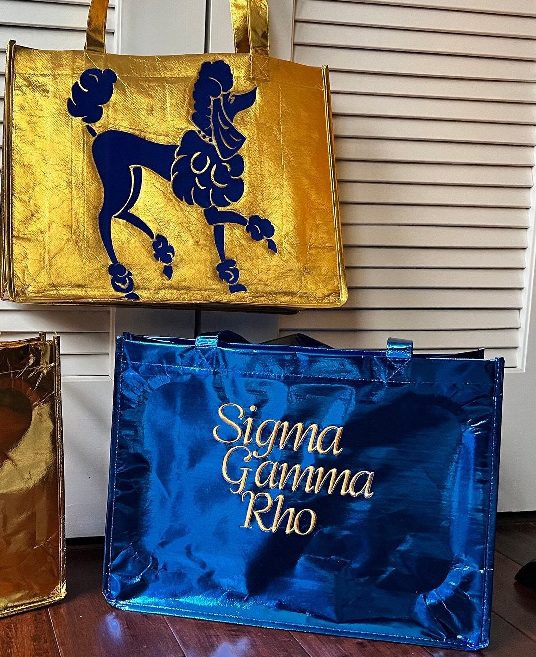 Sigma Metallic Tote Bag - Etsy