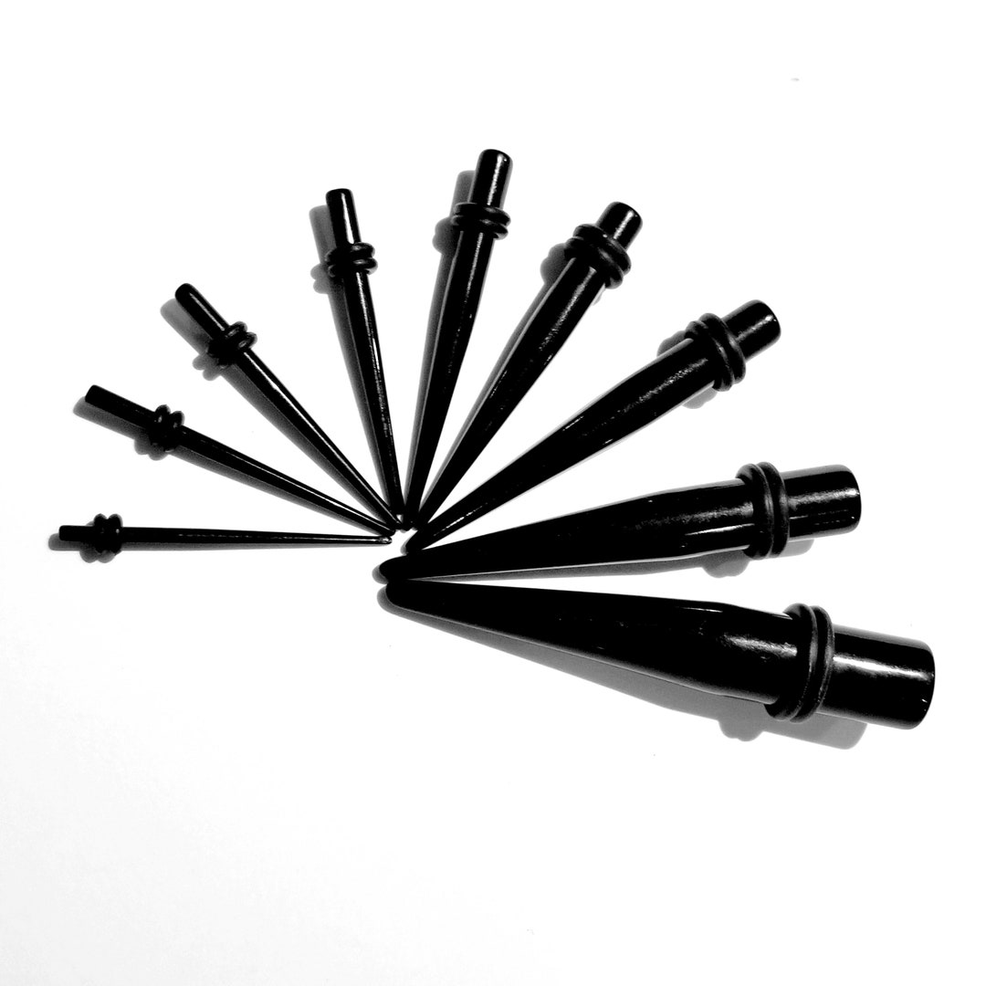 1 Pair Stretcher Taper Ear Expansion Tool Kit, 2 Pieces Black - Etsy