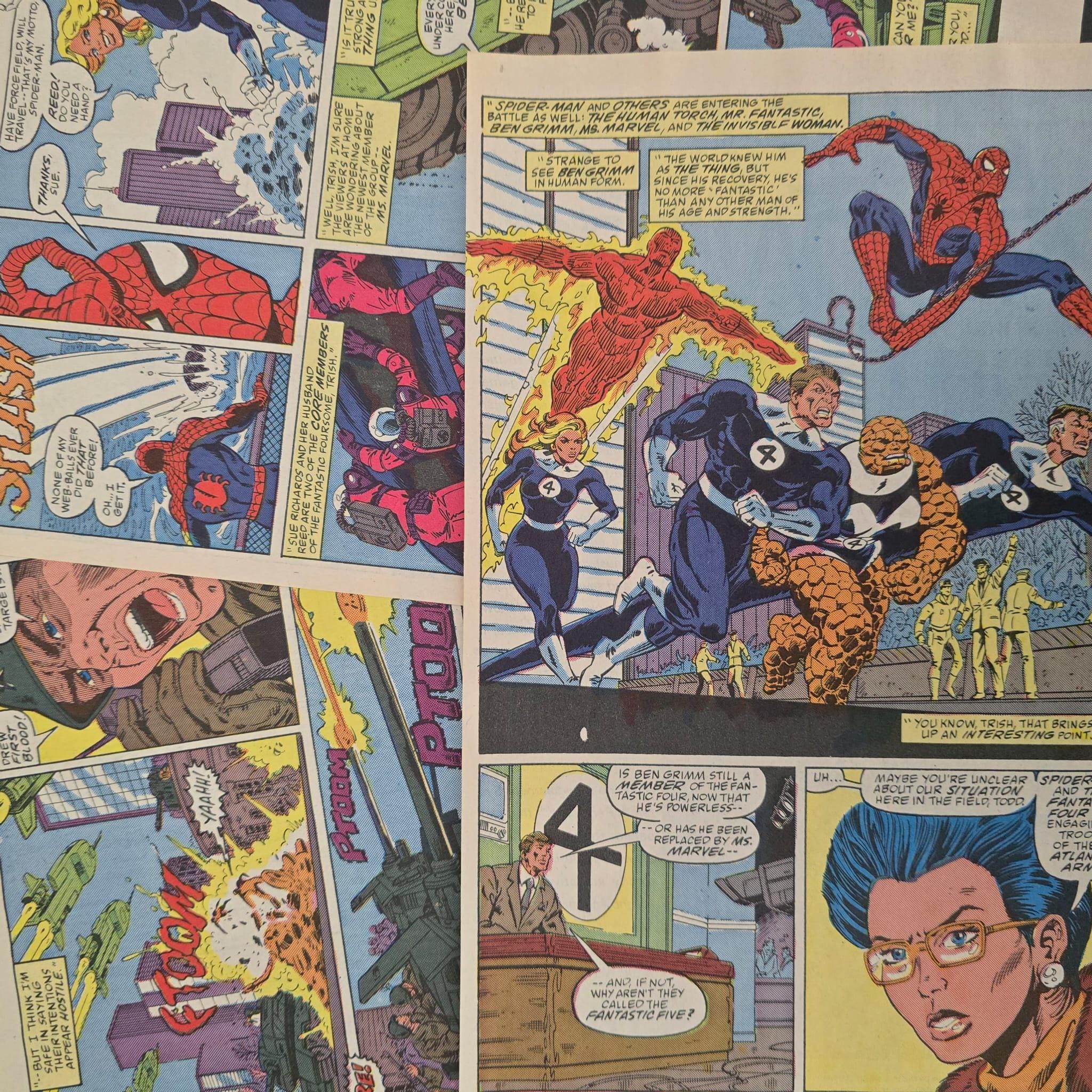 Vintage Comic Book Pages - 70s, 80s, 90s - 20 Pages for Scrapbooking ...