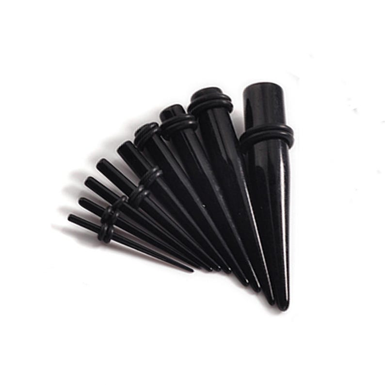9 Piece Taper Stretcher for Ears. Body Piercing High Quality Ear Gauge ...