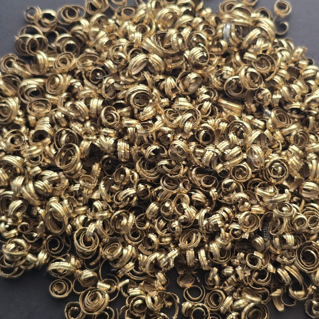 Brass Mini Swirls Shavings for Resin Epoxy Pendants and Orgonite. Brass ...
