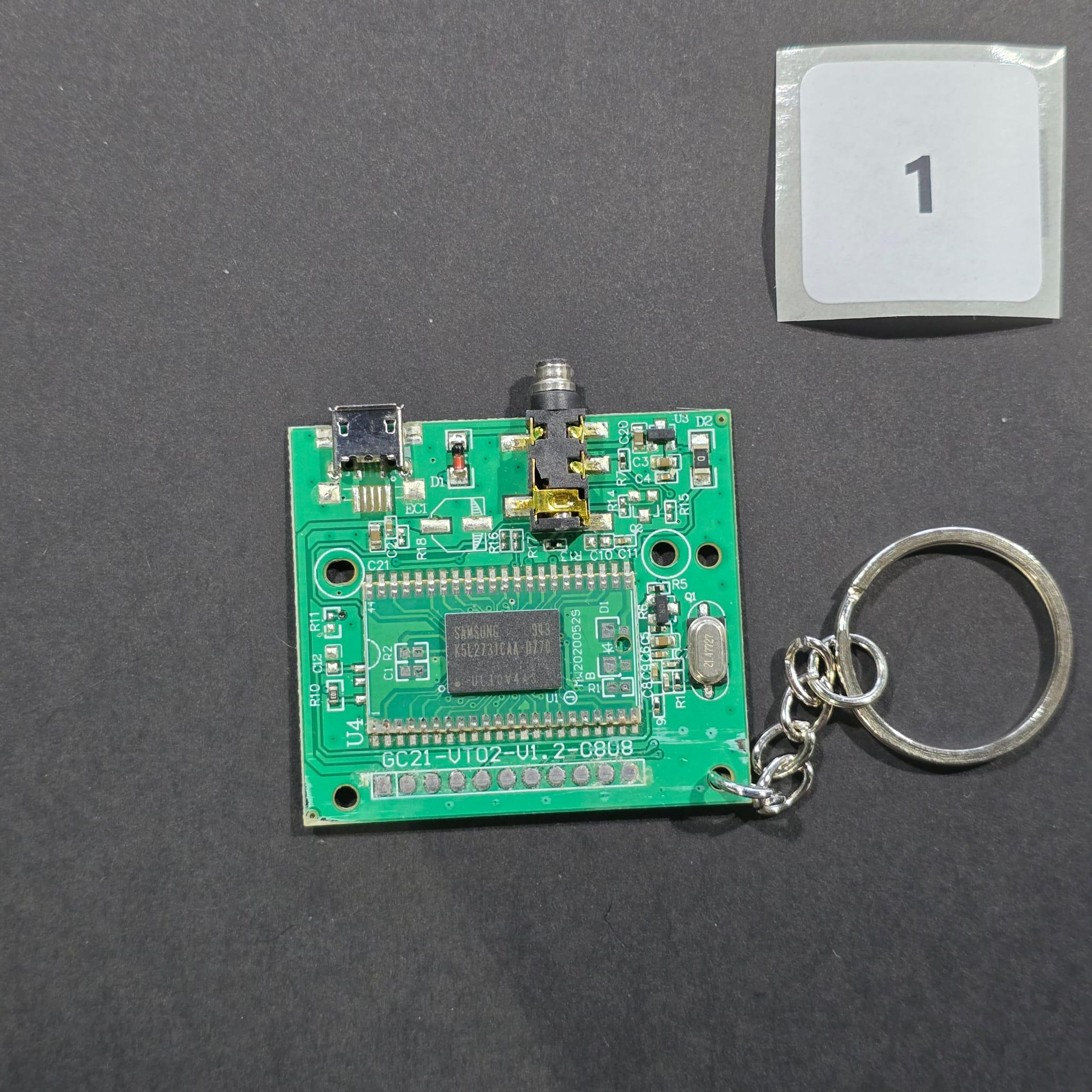 Computer Circuit Keychain - Recycled Computer Parts, Geeky Gift in ...