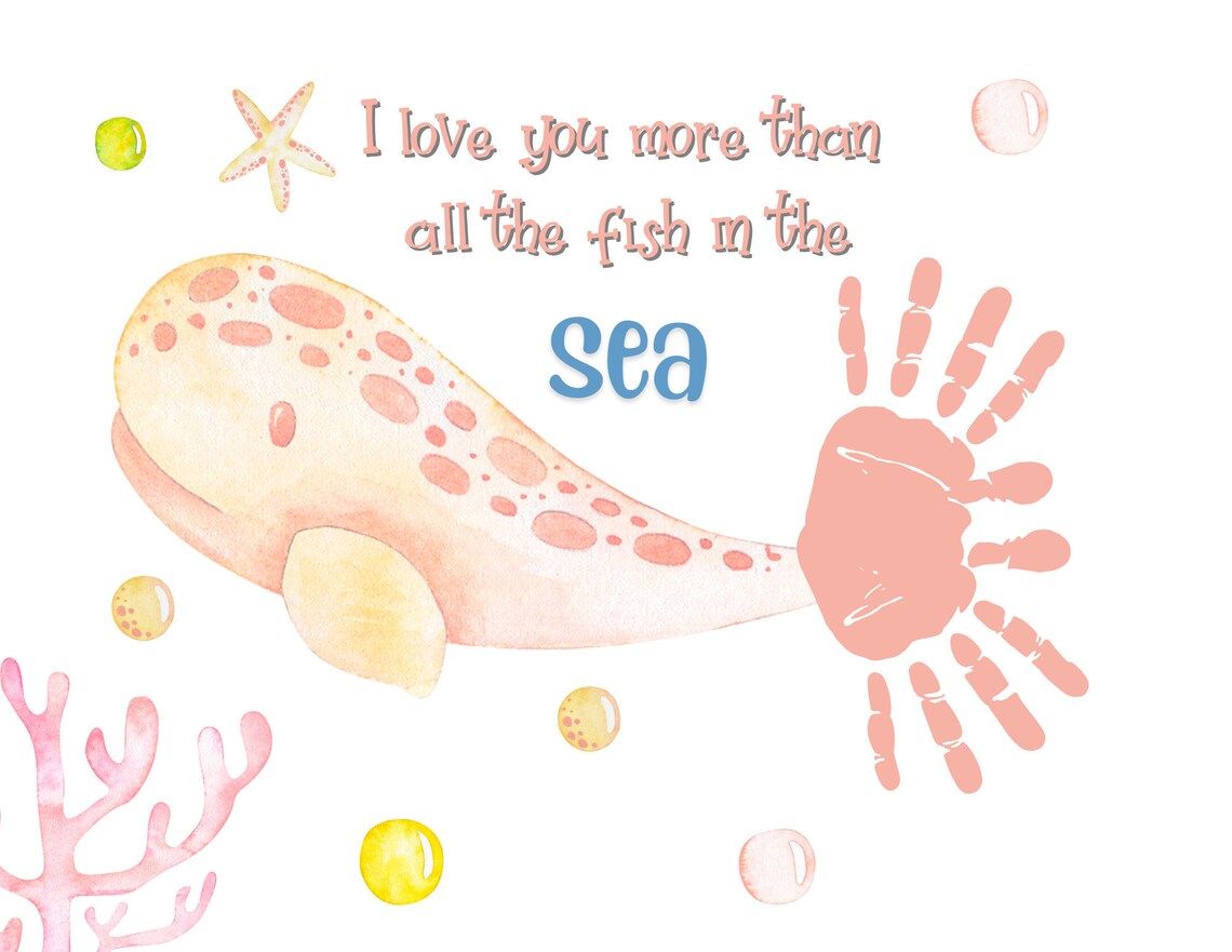 Under the Sea Handprint Crafts - Under the Sea Crafts, Ocean Theme ...