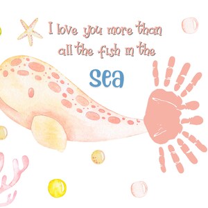 Under the Sea Handprint Crafts - Under the Sea Crafts, Ocean Theme ...