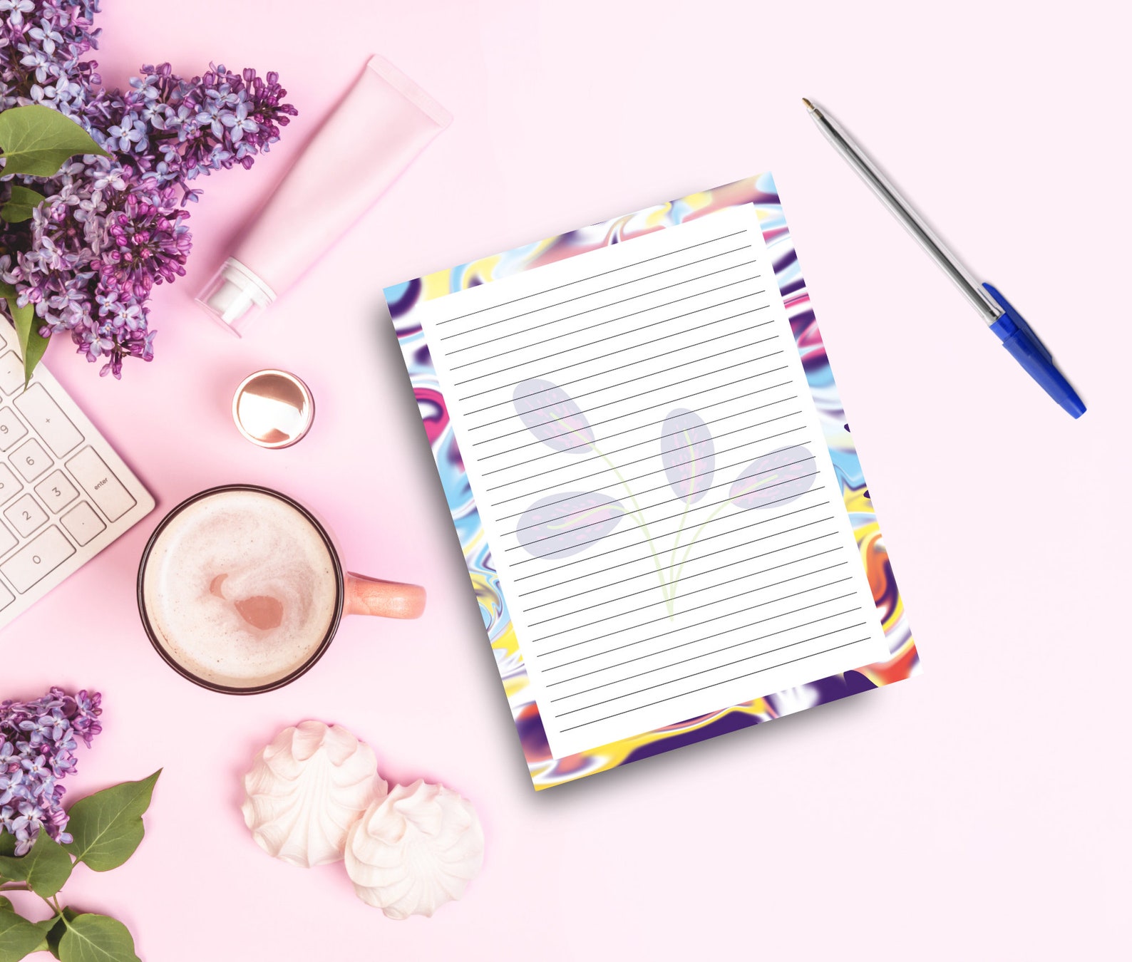 Dizzy Dreams Printable Stationery & Note Set, Printable Checklist ...