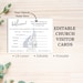 Editable Church Visitor Cards - Church Visitor Cards, Church Welcome ...