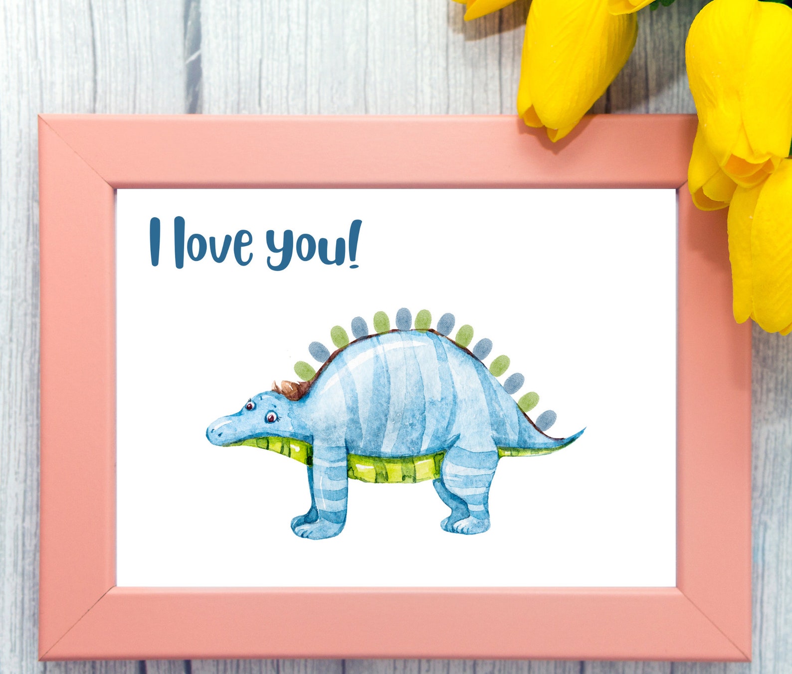 Dinosaur Thumbprint/handprint Crafts - Handprint Crafts, Thumbprint ...