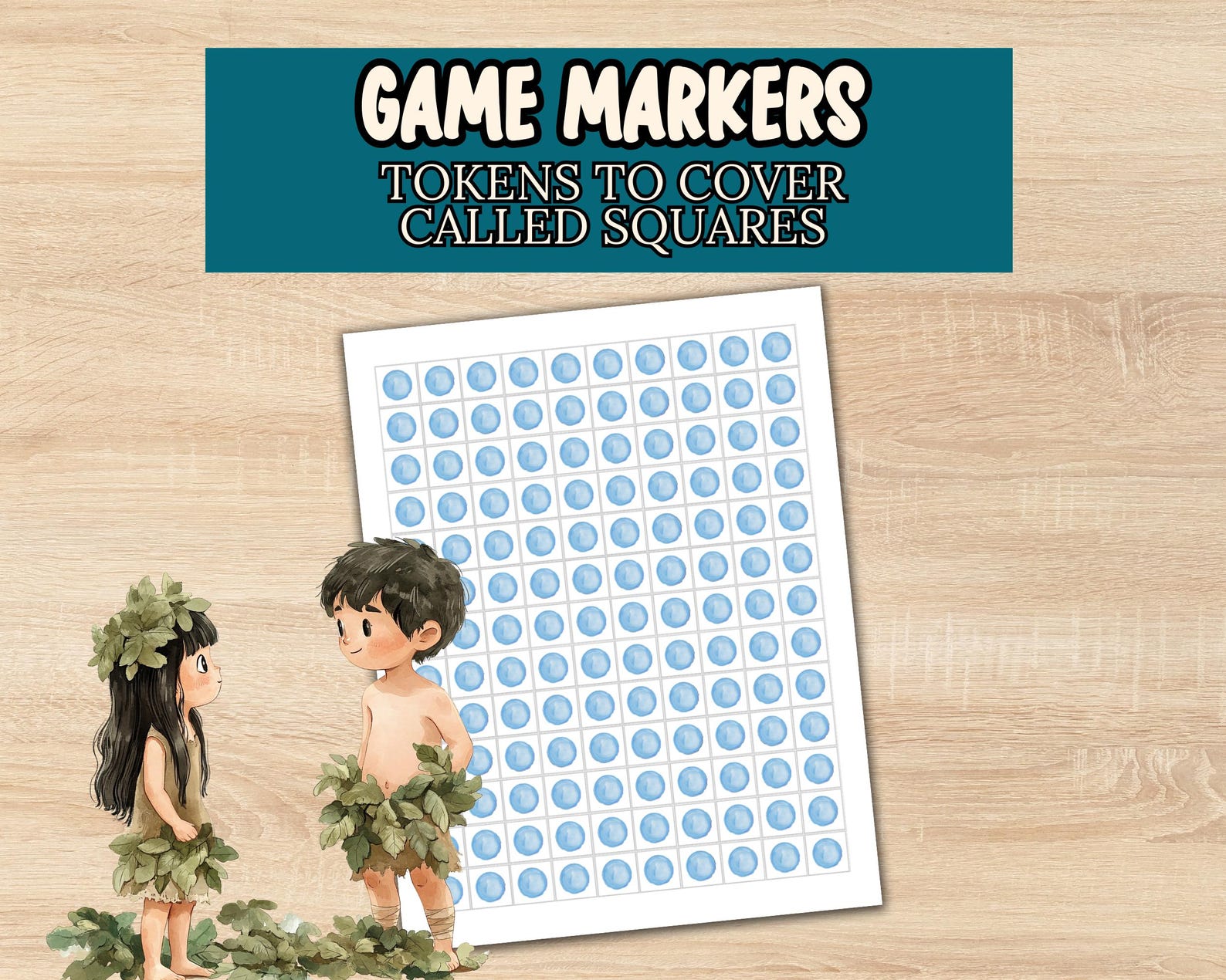 Adam and Eve Printable Bingo Game - Sunday School Game, Kids Church ...