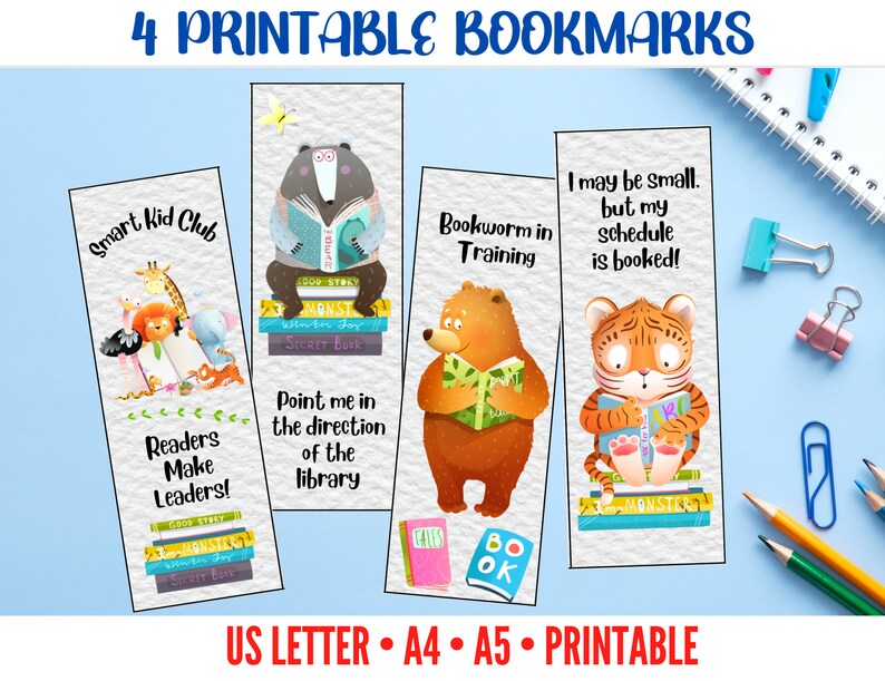 Kid's Printable Reading Log Bundle - Etsy