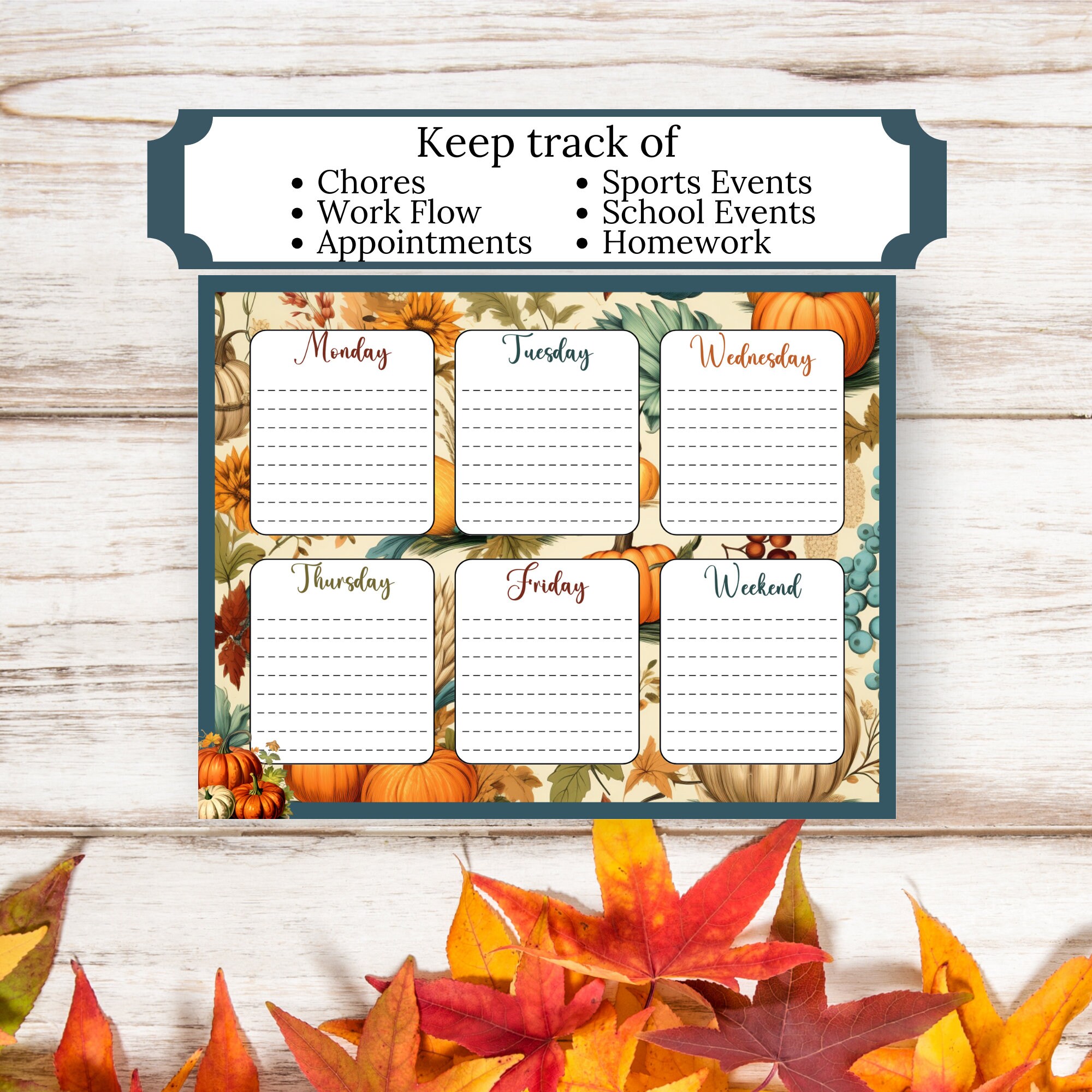 Editable Weekly Planner - Editable List, Fillable Planner, Editable to ...