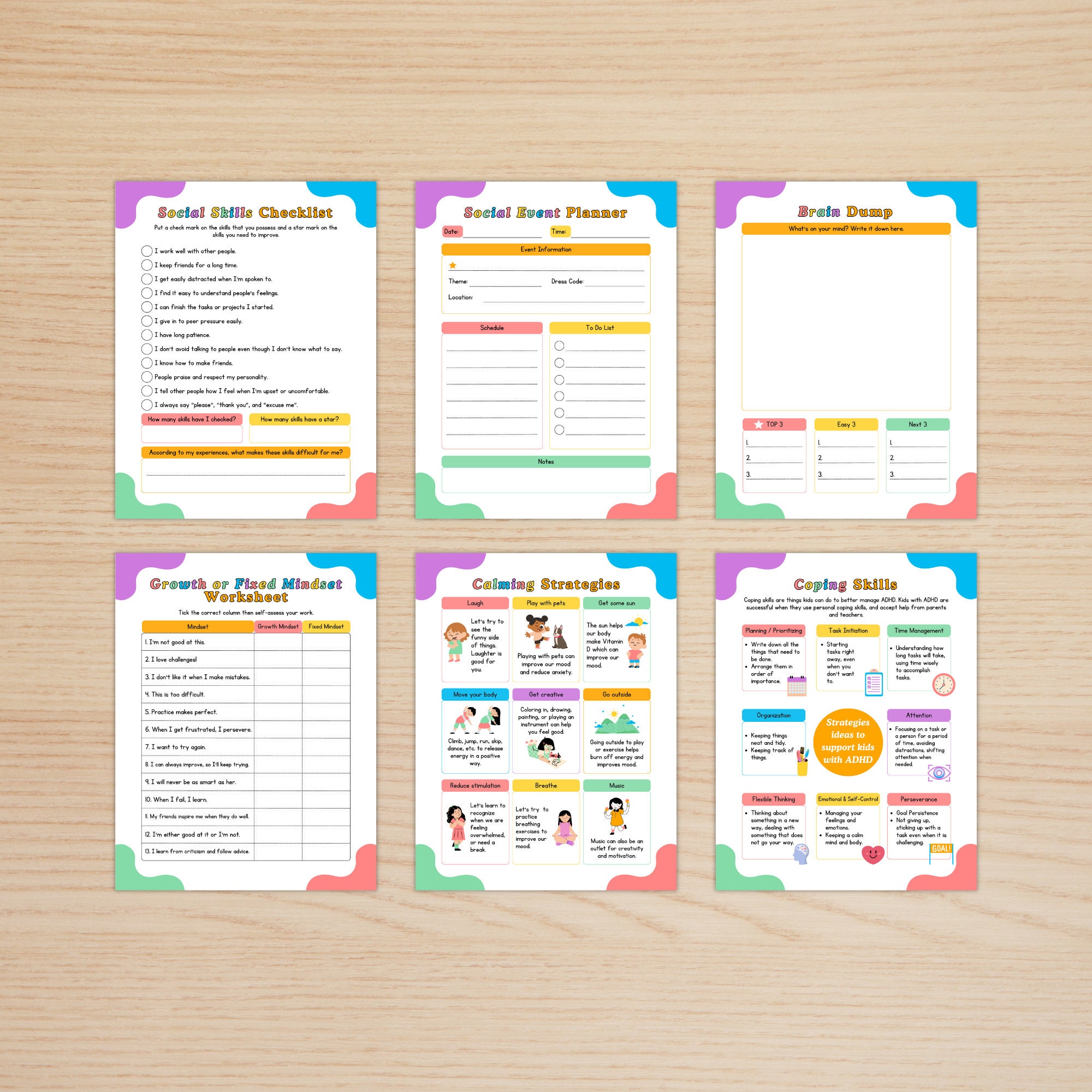 Kids ADHD Planner Adhd Workbook, Adhd Kids Journal, Adhd Tools, Adhd ...