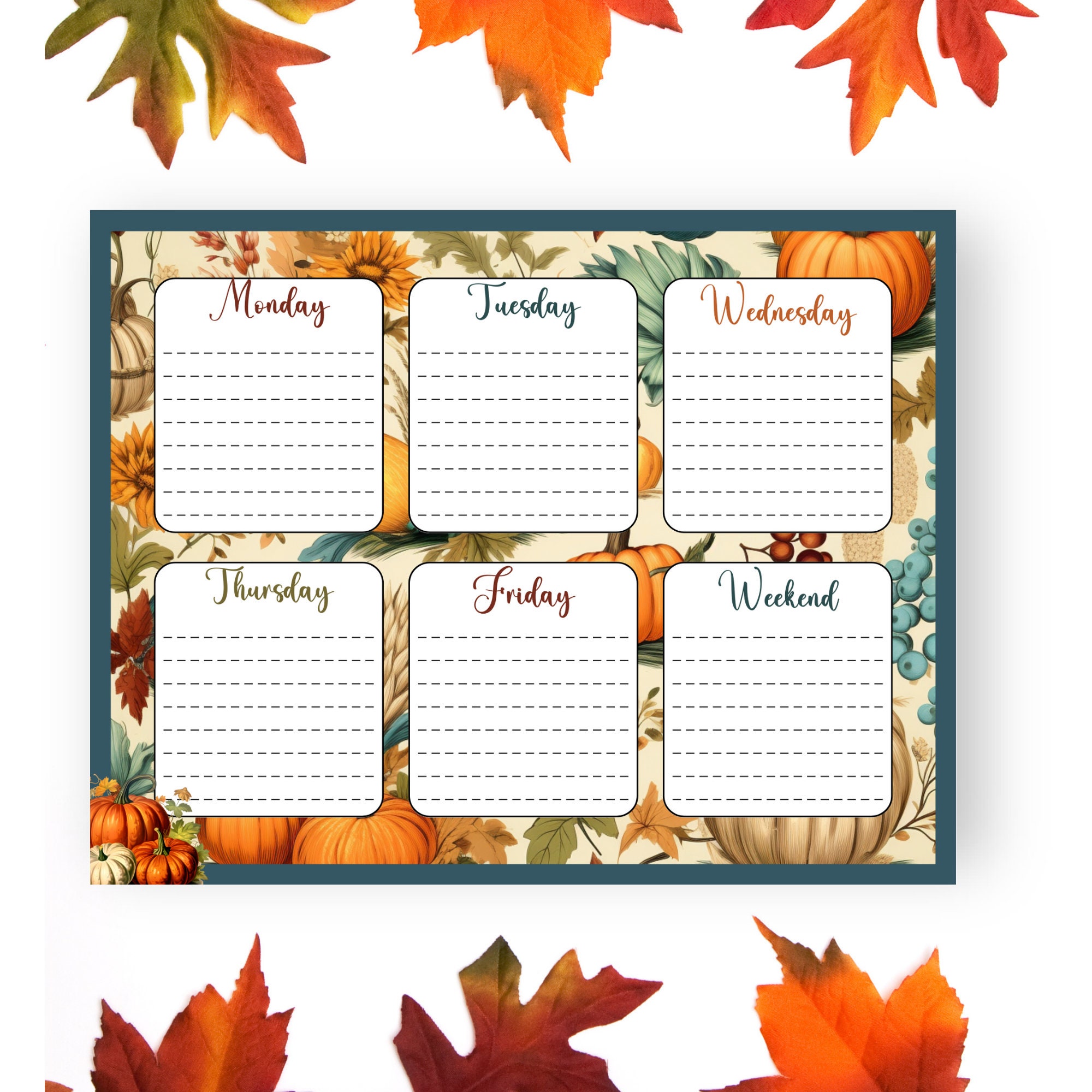 Editable Weekly Planner - Editable List, Fillable Planner, Editable to ...
