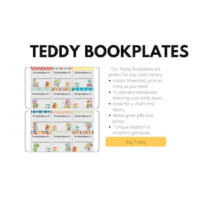 Personalized Bookplates Children - Etsy