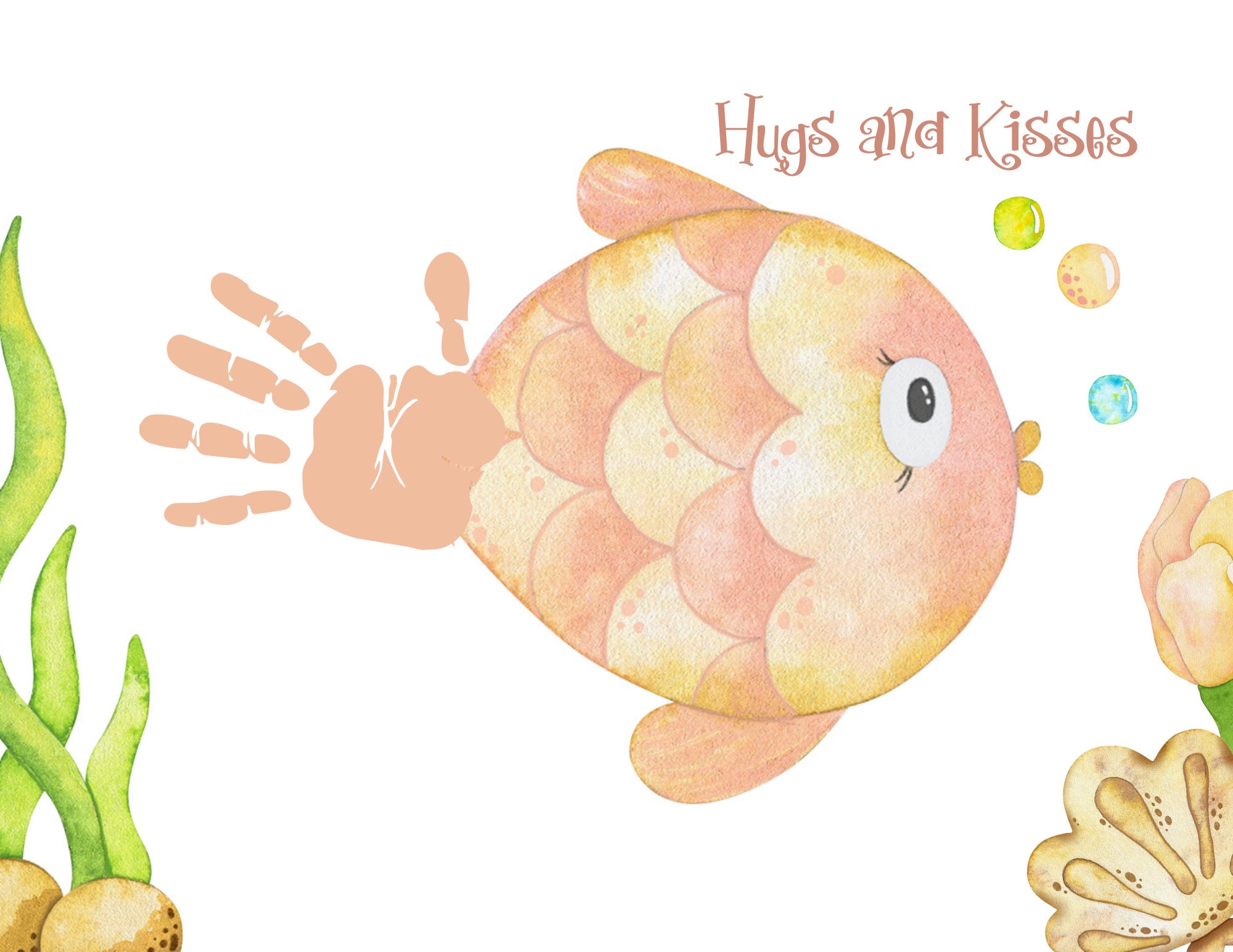 Under the Sea Handprint Crafts - Under the Sea Crafts, Ocean Theme ...