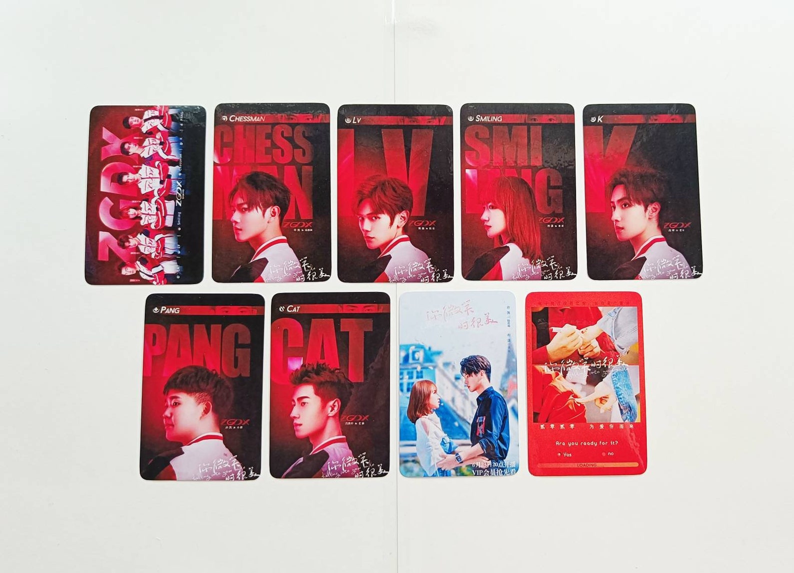 Falling Into Your Smile ZGDX Photocards Set Polaroids Cdrama - Etsy ...