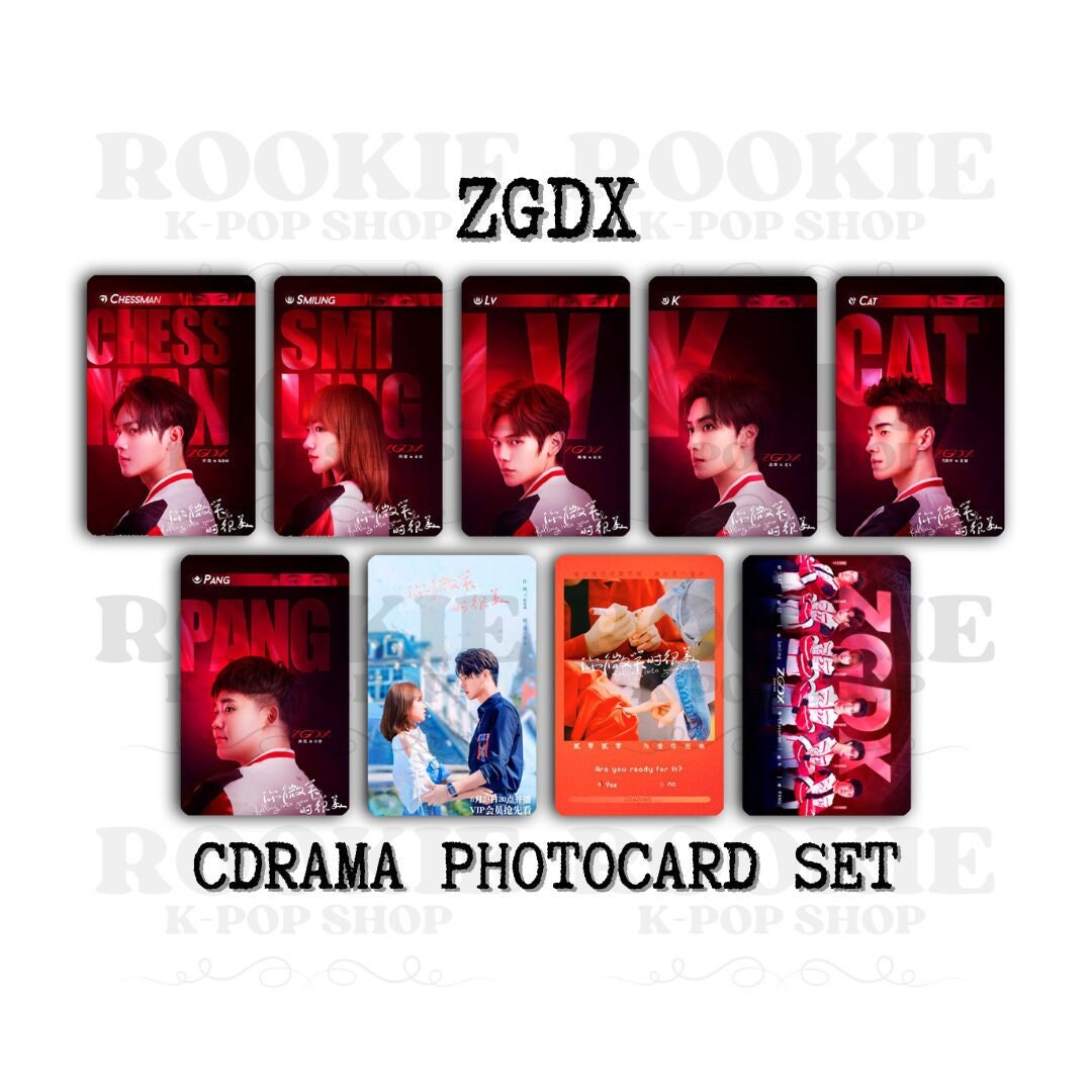 Falling Into Your Smile ZGDX Photocards Set cdrama - Etsy España