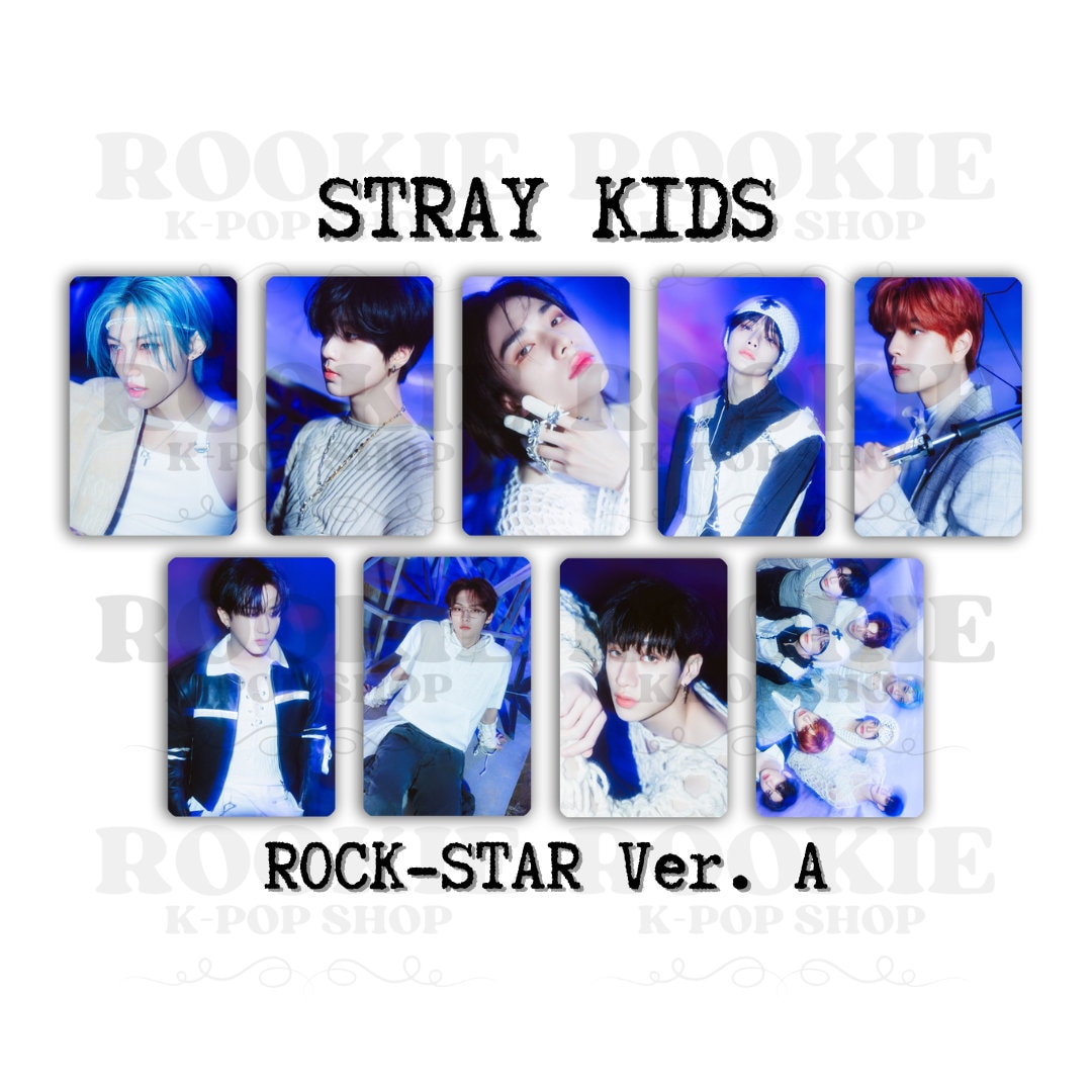 Stray Kids ROCK-STAR Photocard Set - Etsy