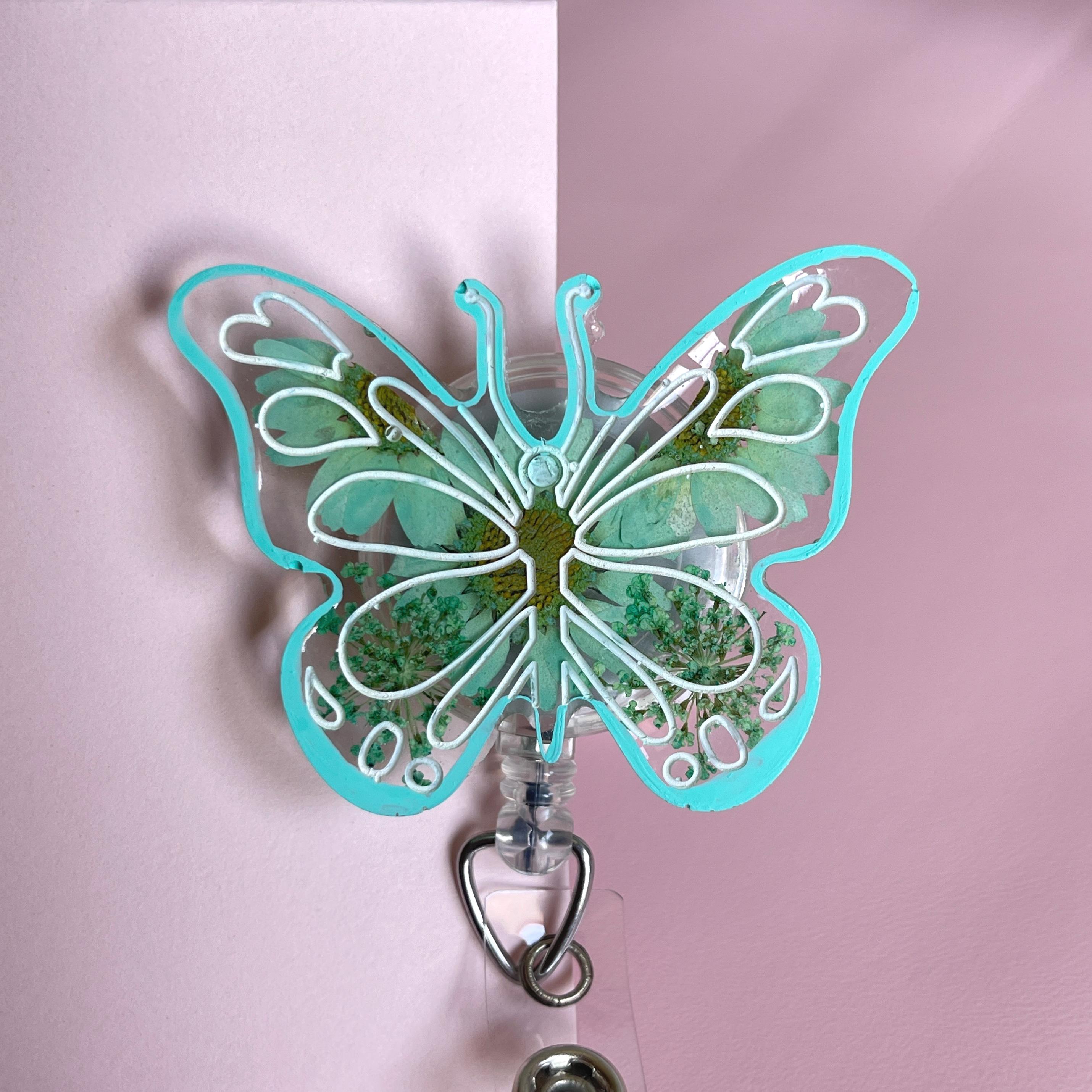 Labor and Delivery Badge, Butterfly Badge Reel, Butterfly Badge Reel ...