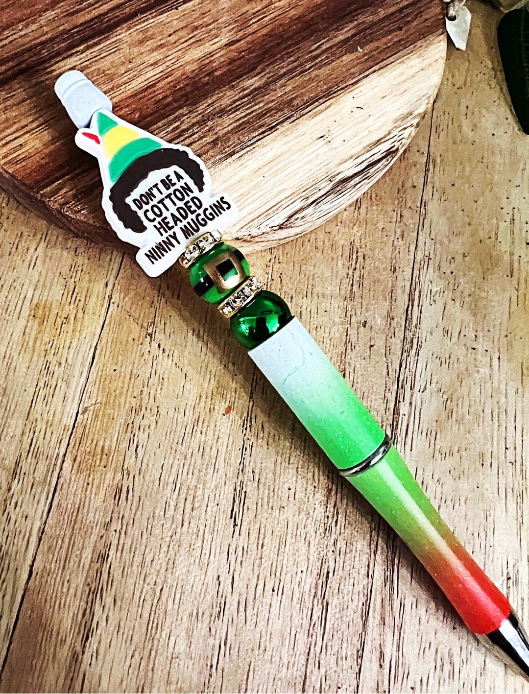 Elf Christmas Ballpoint Pen - Etsy