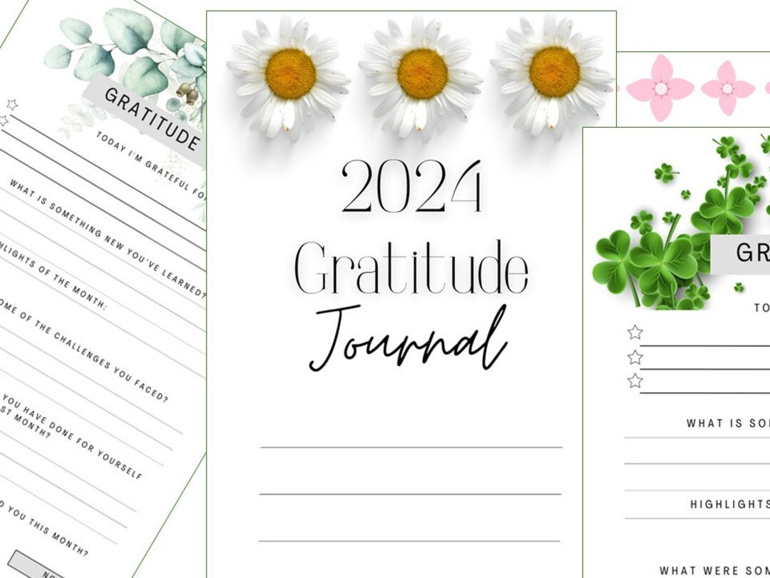 GRATITUD Journal Thank You Journal Over 60 Weekly Pages Beautiful ...