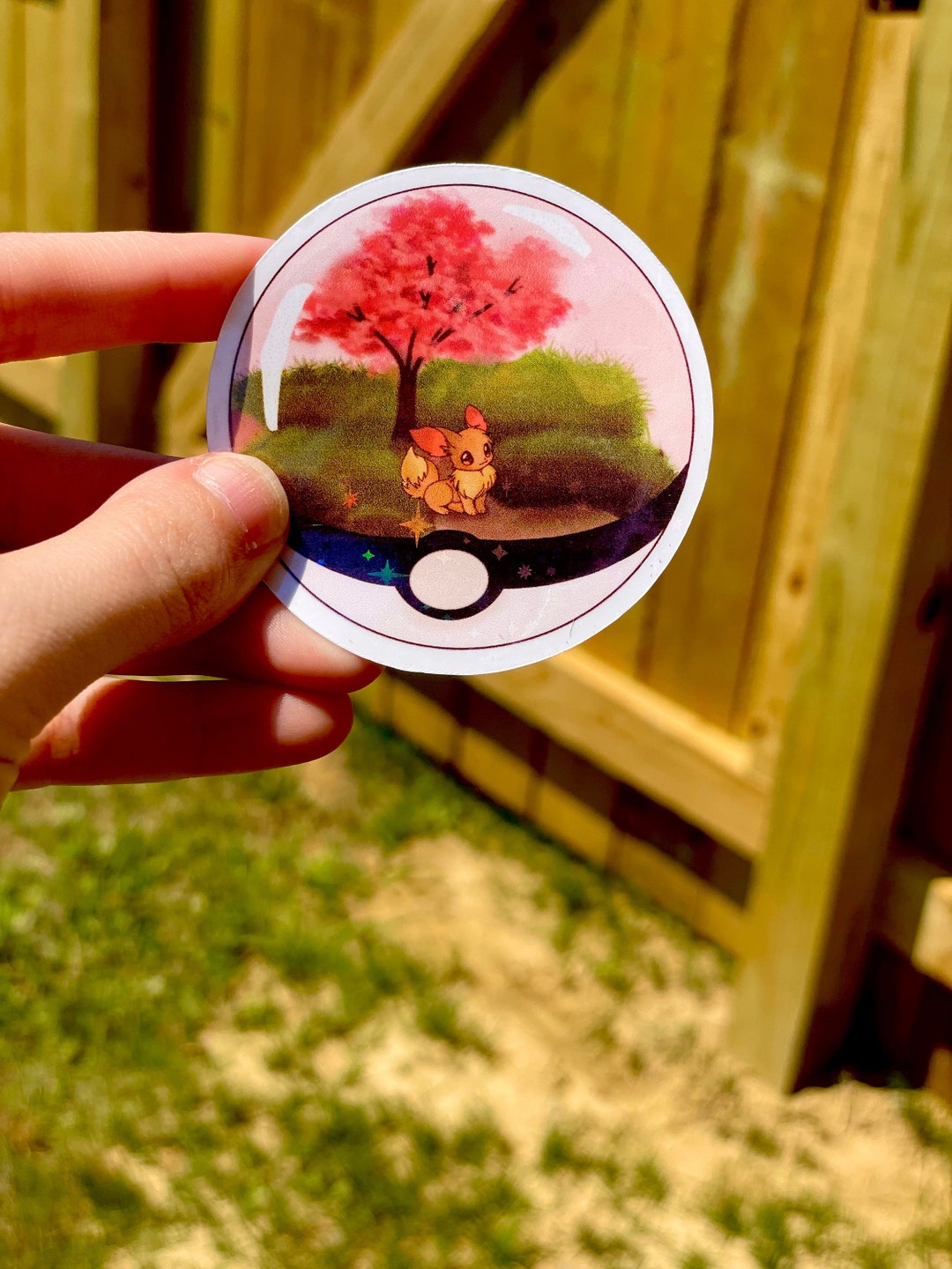 Eevee Poké Ball Sticker - Etsy