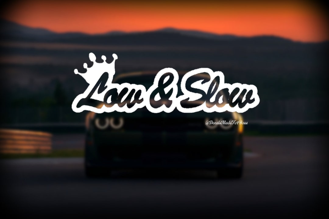 Low & Slow JDM Car Decal Sticker - Etsy