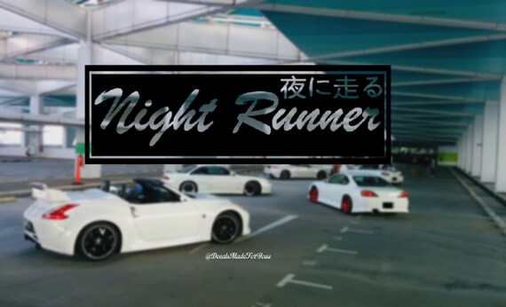 Night Runner JDM Car Decal Sticker - Etsy