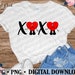 XOXO Svg, Valentines Day Svg, Sad Hearts Valentine Svg, Sad Hearts Love ...