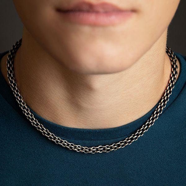 Artisan Made Sterling Silver Thick Round 19 Inch Chain - Etsy