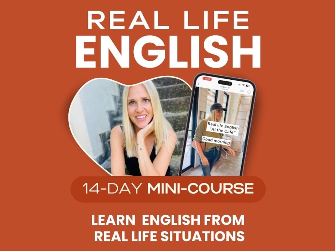 Real Life English Mini Course - Etsy